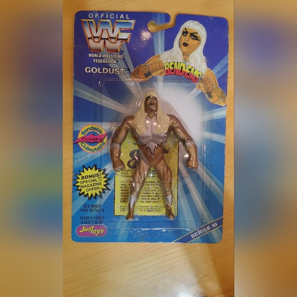 WWE | Toys | Goldust Wwf Bend Justoys Bendems Bendems 996 Series 3 ...